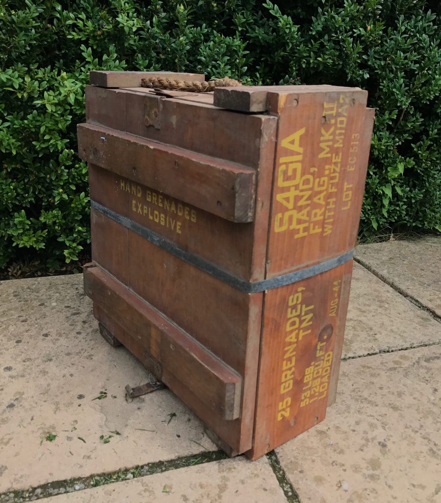 Hand Grenade Box - Angry 9 - WWII Military Vehicles and Prop Hire ...